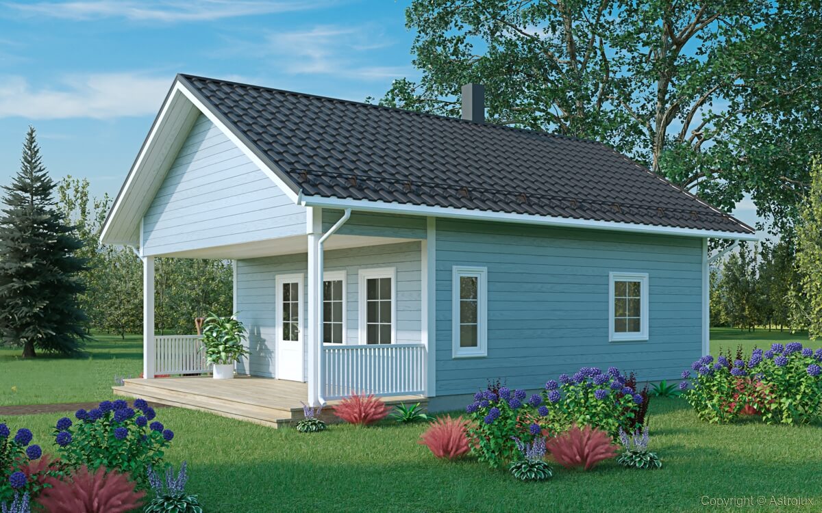 Elementmaja A55. Hind 9900€+km. Püstitamine ilma ehitusloata Elementmajad